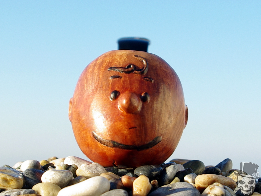Charlie Brown Briar Wood Tobacco Smoking Pipe - Fine Art Pipes