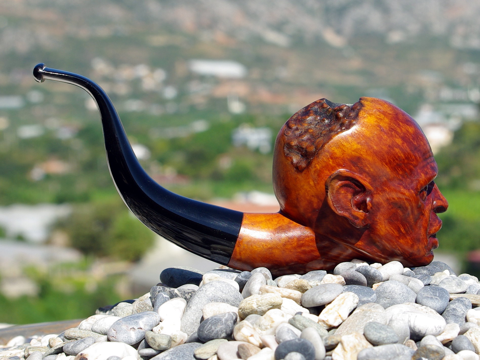 Nosferatu the Vampyre - Klaus Kinski Wood Portrait Tobacco Pipe Bust ...